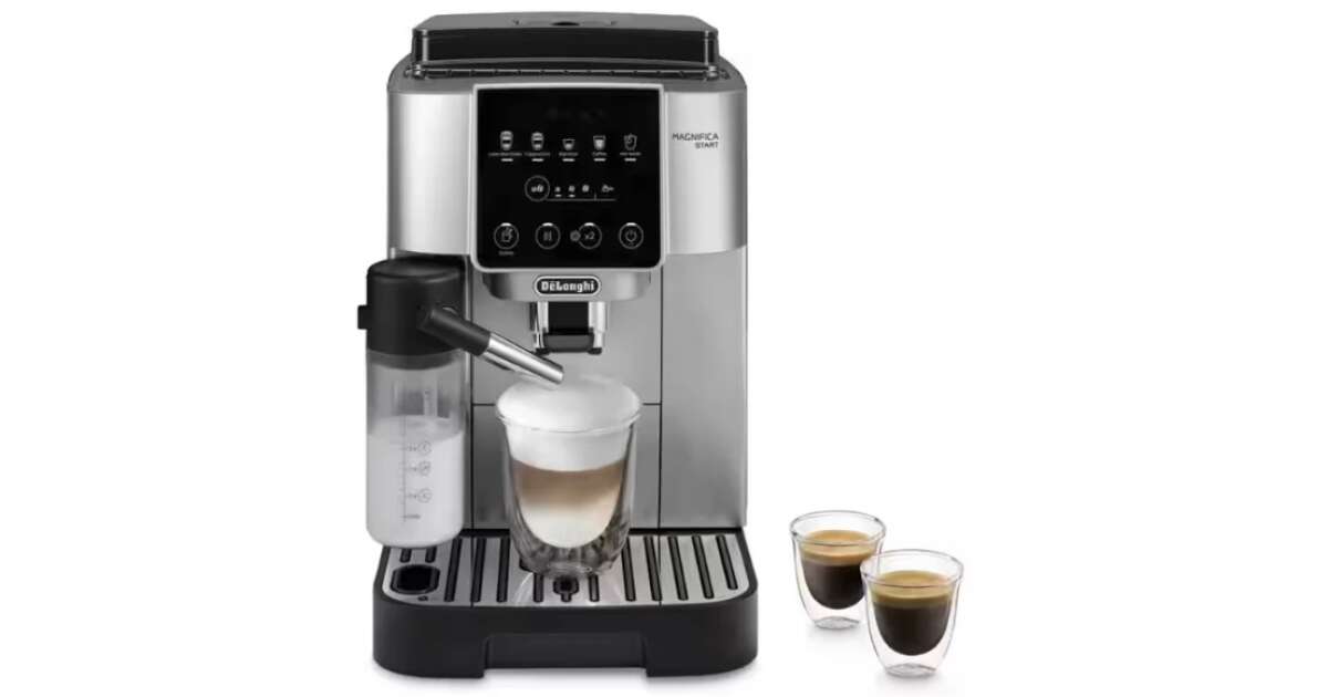 Delonghi ECAM 220.80 Magnifica Start Automata Kávéfőző - Ezüst | Pepita.hu