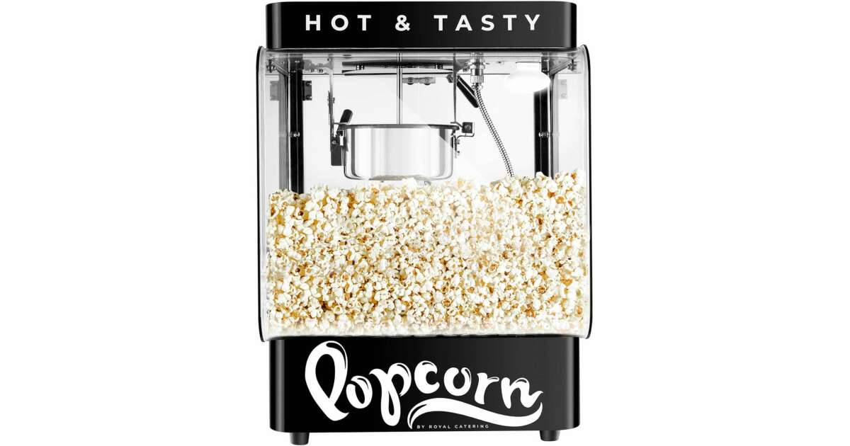 Popcorn roaster 4-5 kg/h 1,2 l black | Pepita.com