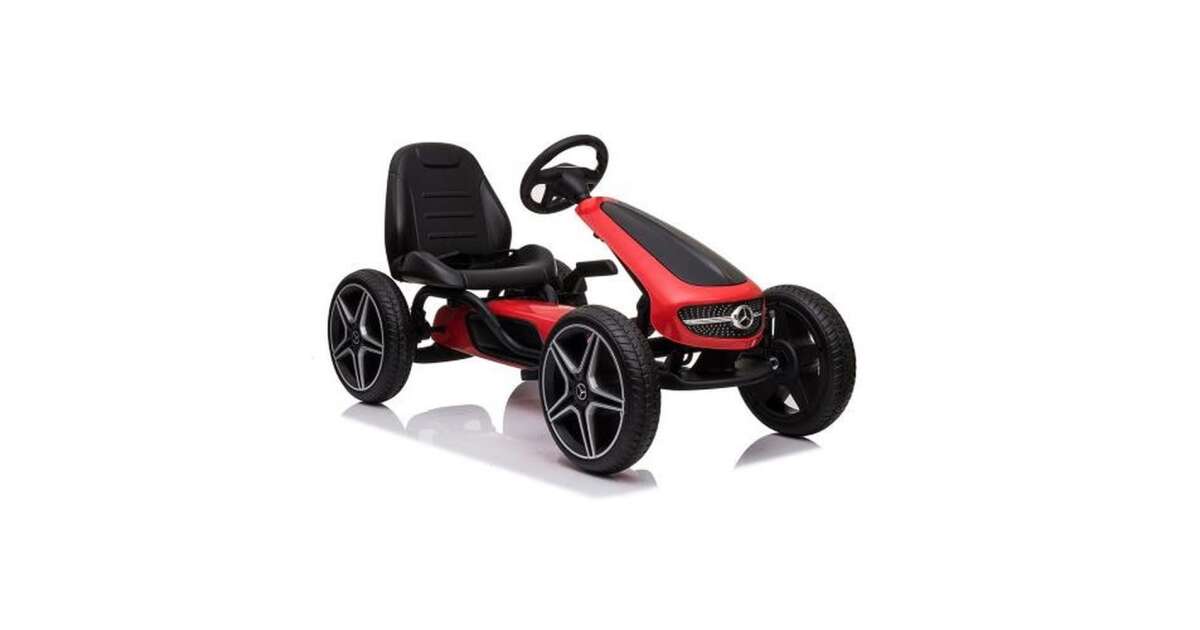 Gokart mercedes pedálos autó piros | Pepita.hu