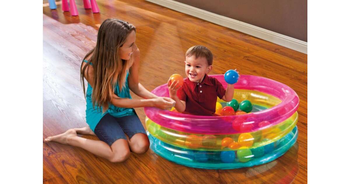 Intex száraz gyerek medence 50 db lapdával | Pepita.hu