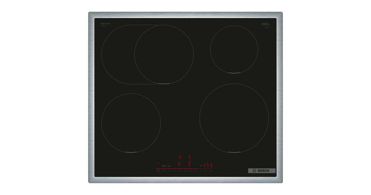 Bosch PIF645HB1E +5 ÉV Garanciával*, Beépíthető Indukciós főzőlap Fém ...