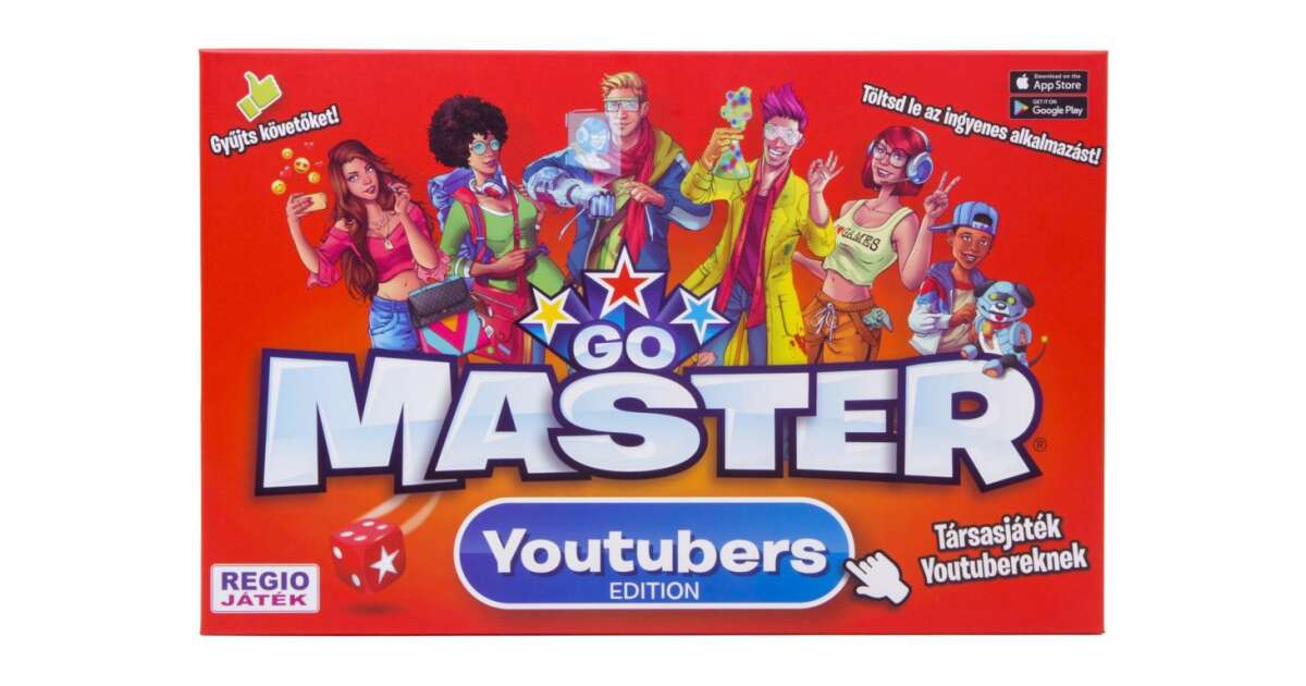 Go Master Youtuber Társasjáték | Pepita.hu