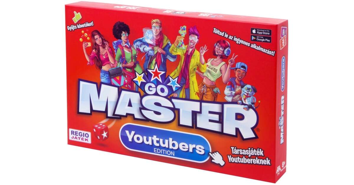 Go Master Youtuber Társasjáték | Pepita.hu