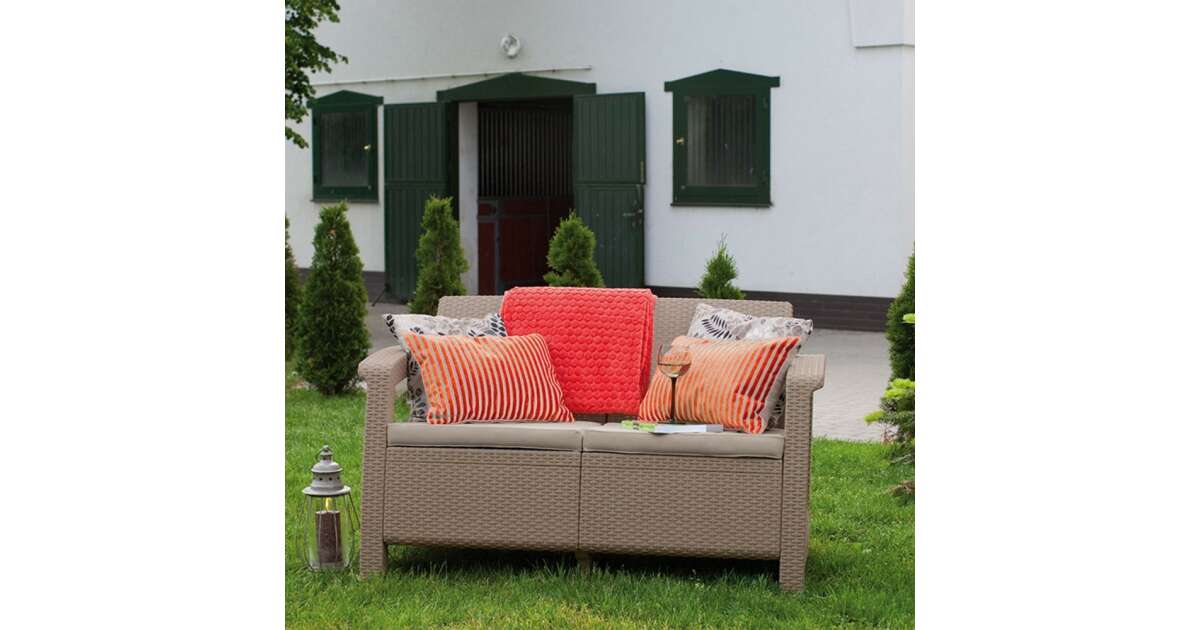 Curver Corfu Love Seat Kerti Kanapé - 2 személyes | Pepita.hu
