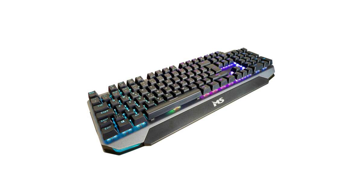 MS Elite C910 Gaming Mechanical RGB Keyboard Black UK MSP10010 | Pepita.hu