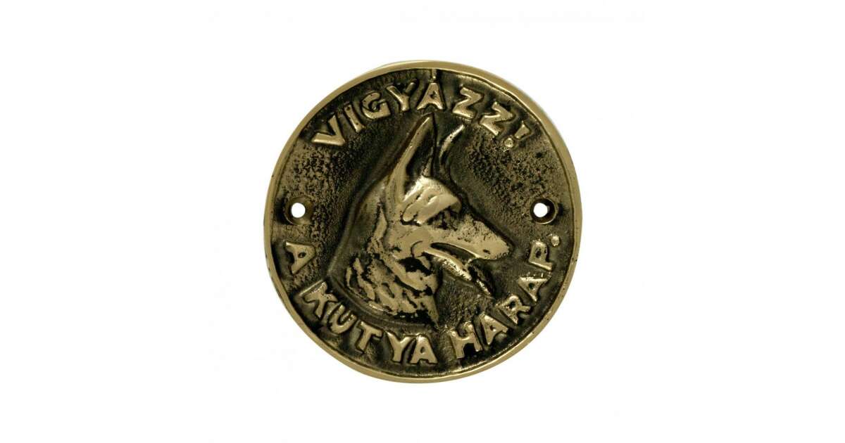 Piktogram Płyta po ugryzieniu psa miedziana | Pepita.com
