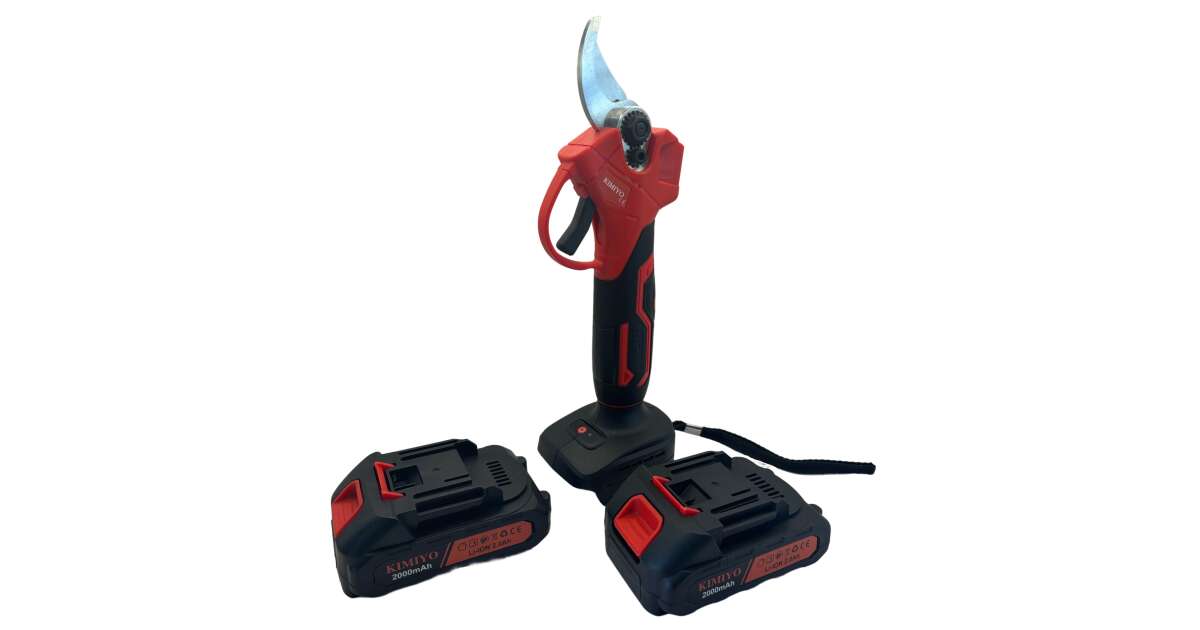 Kimiyo akkumulátoros kerti olló 2 db akkumulátorral - CH23-375 | Pepita.hu