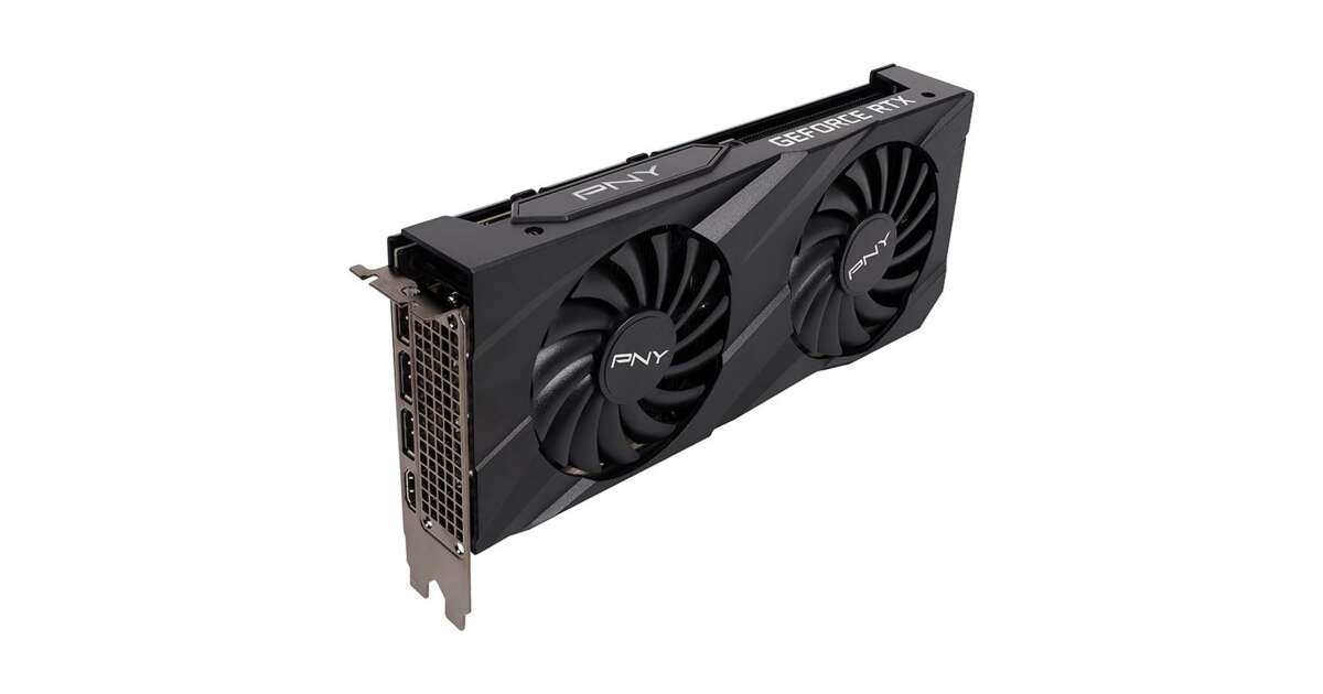 PNY GeForce RTX 3060 VERTO Dual Fan VCG306012DFBPB1 12GB GDDR6 ...