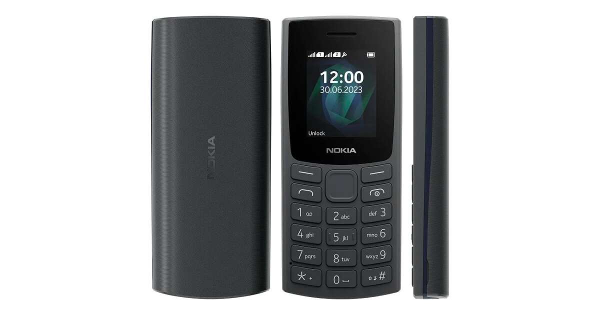 Nokia 105 4G (2023) mobiltelefon, kártyafüggetlen, magyar nyelvű, dual ...