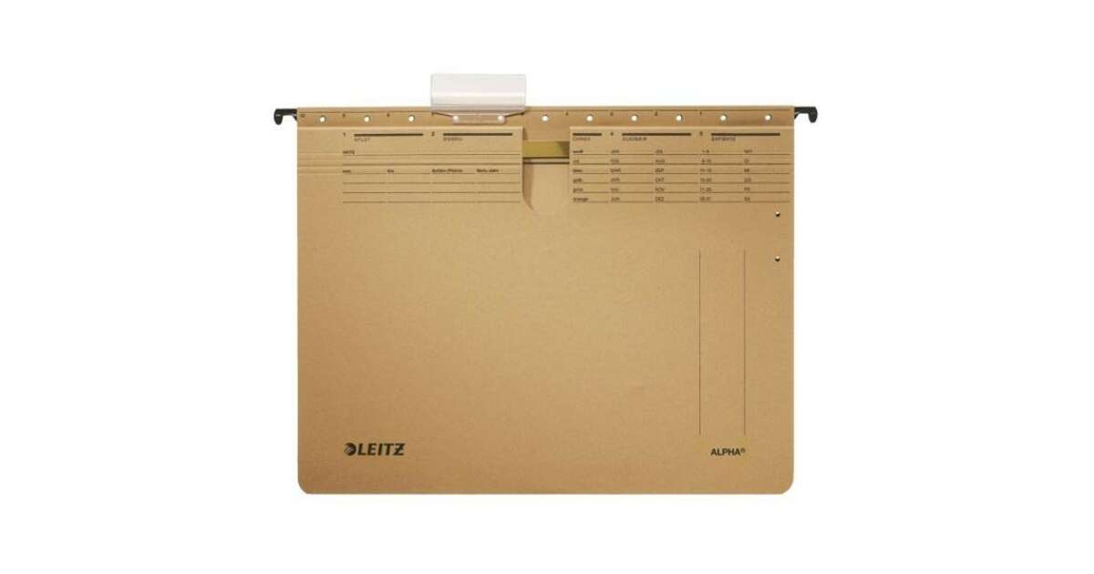 Leitz Alpha A4 Függőmappa - 25 db, Natúr | Pepita.hu