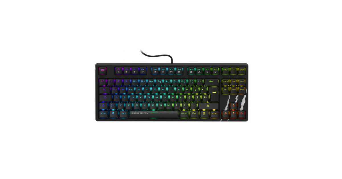 Hama uRage M3chanical RDX Exodus 850TKL RGB Gaming keyboard Black HU ...
