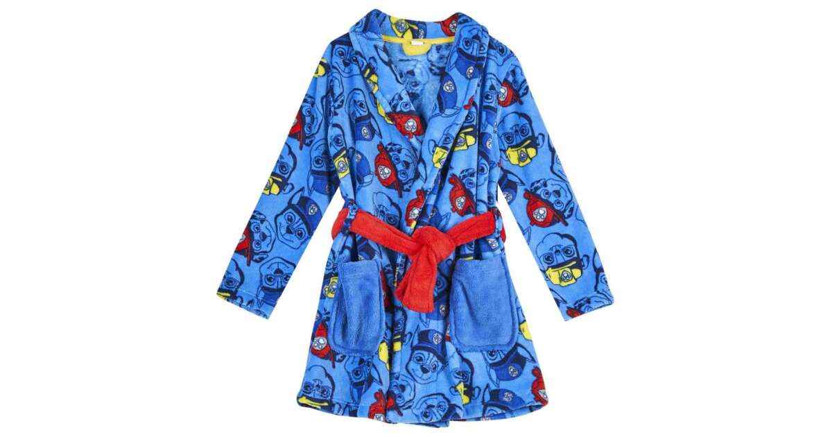 nickelodeon Paw Patrol Fluffy Soft Kinderbademantel 3 Jahr (98 cm ...