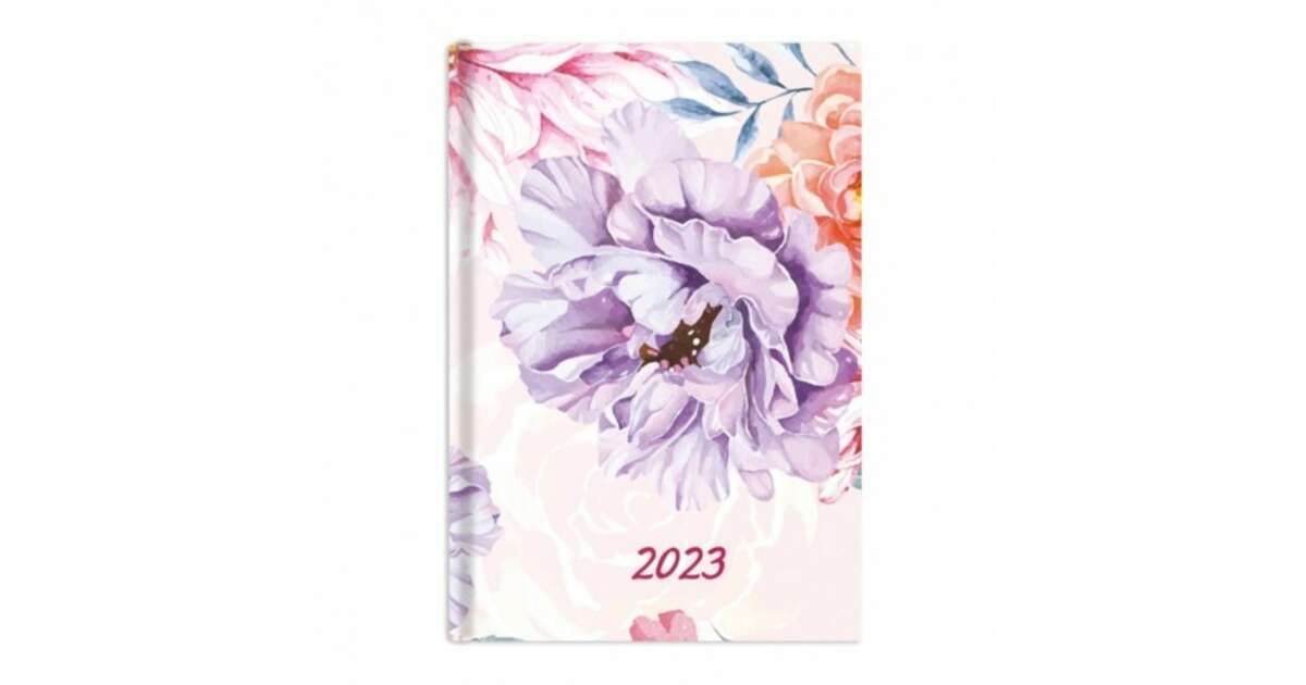 Date and time diary TOPTIMER Joy J022 B/6 daily white flat Spring 3D ...