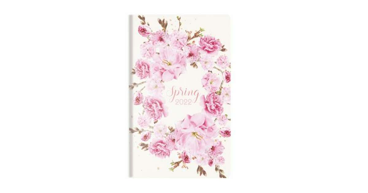 Határidőnapló TOPTIMER Joy J022 B/6 napi fehér lapos Tavasz 3D 2024 ...