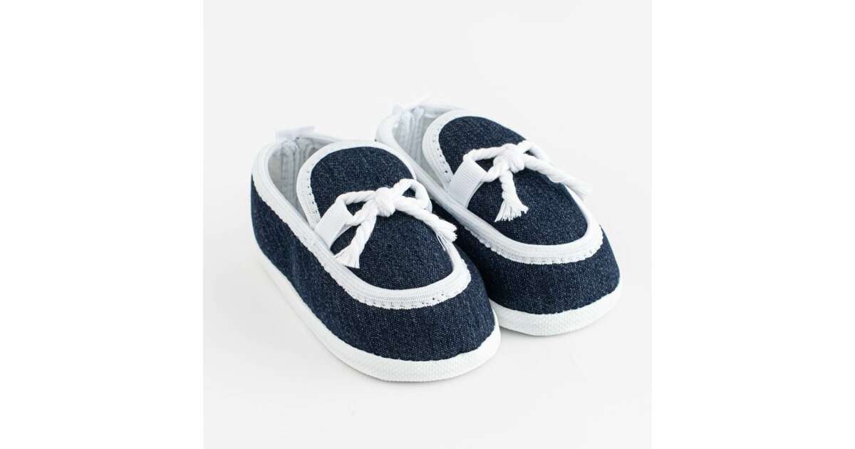 Detské mokasíny New Baby modré 3-6 h | Pepita.com