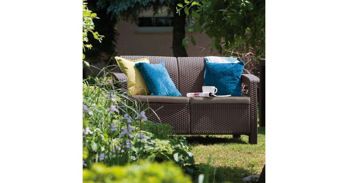 Curver Corfu Love Seat Kerti Kanapé - 2 személyes | Pepita.hu