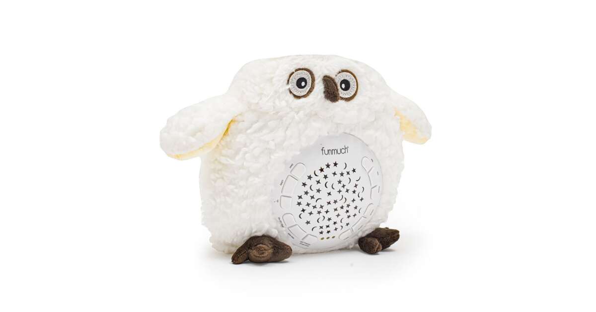 Kitömött bagoly kivetítővel és zenével Baby Mix | Pepita.hu