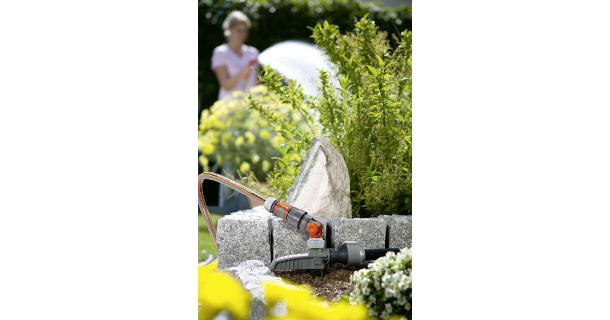 Gardena 05327-20 Kerticsap tömlőcsatlakozó szűrővel és vízmegállítóval ...