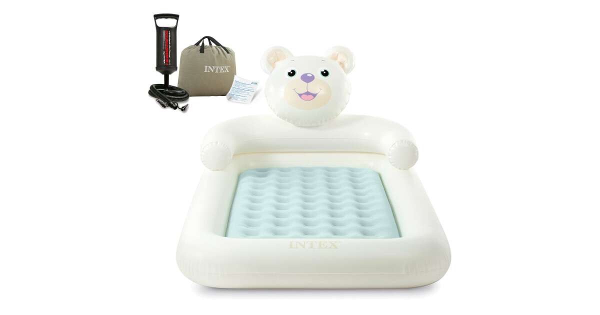 Egyszemélyes felfújható matrac dugattyús pumpával intex 66814np | Pepita.hu