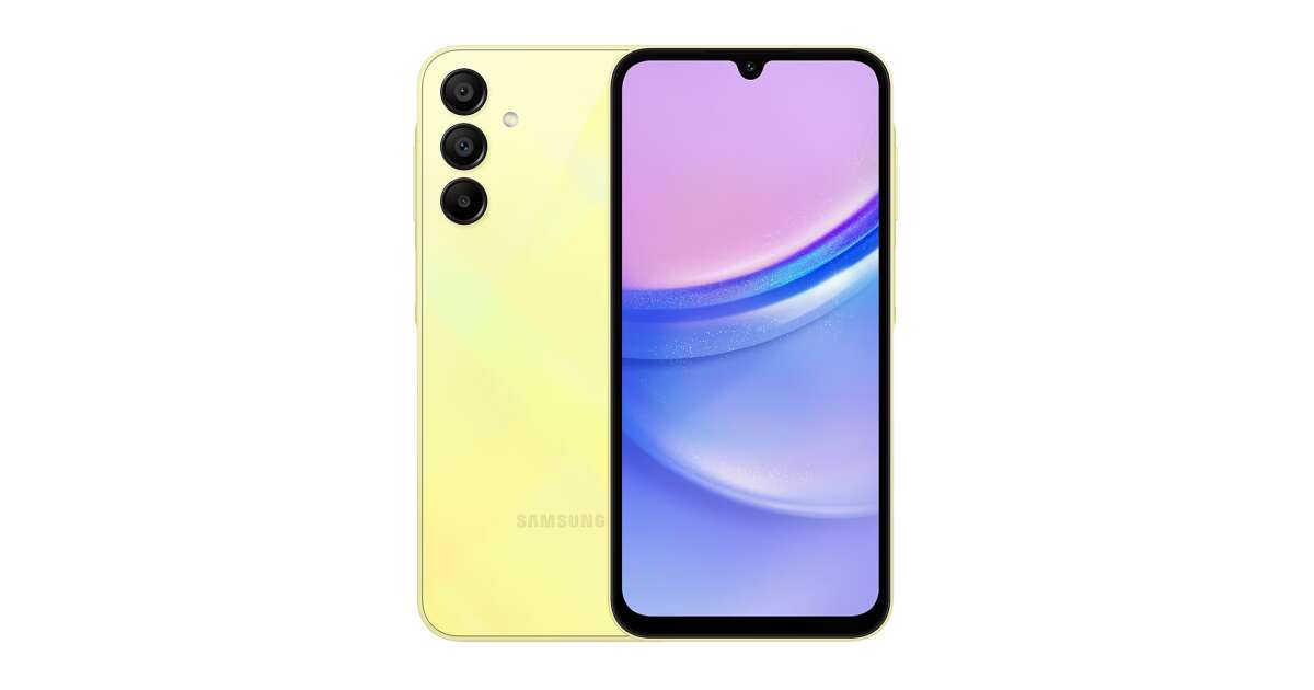 Samsung A155F Galaxy A15 LTE DS 128GB (4GB RAM) - Citromsárga | Pepita.hu