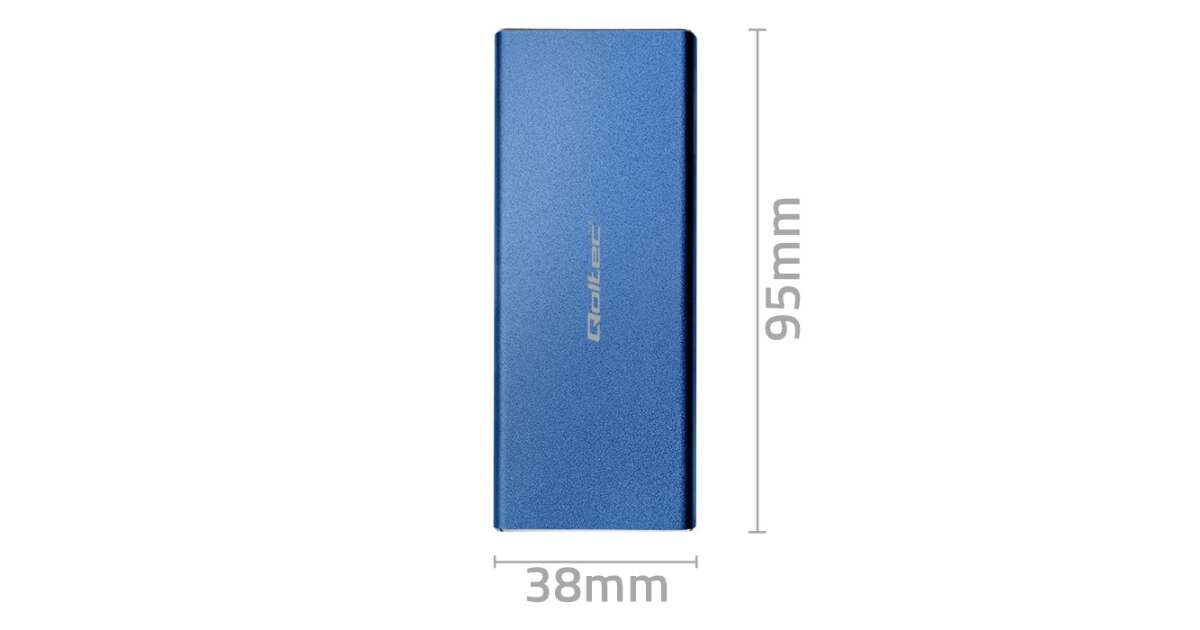 Qoltec M.2 SSD Külső Tok - USB 3.0 | Pepita.hu