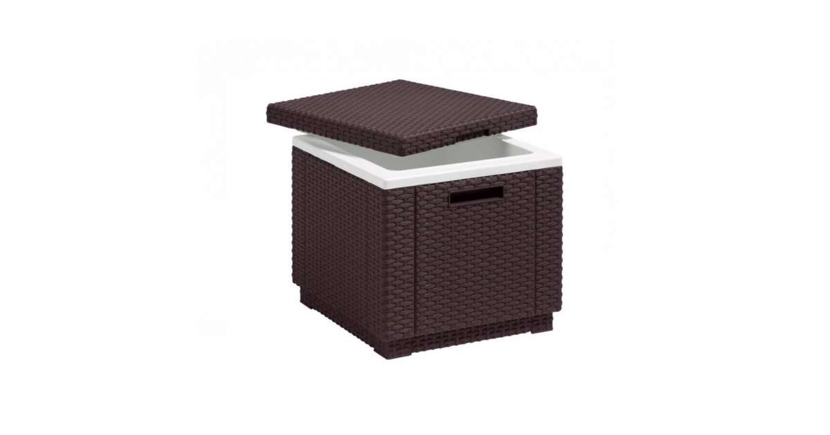 Keter Ice Cube Multifunkciós Tároló - Italhűtő, Asztal, Puff ...