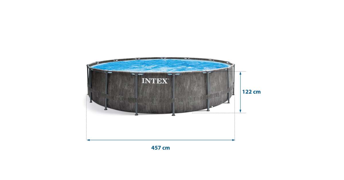 Rack kerti medence 457 x 122 cm szett 21in1 intex 26742 | Pepita.hu