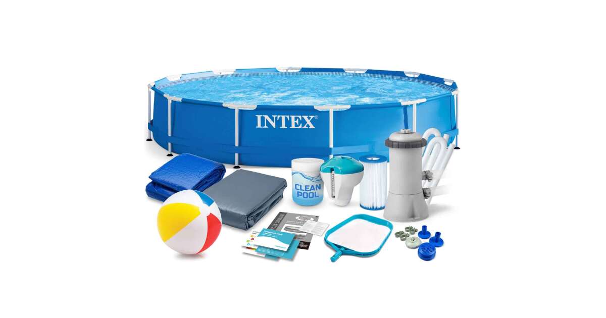 Rack garden pool 305 x 76 cm set 15in1 intex 28202 | Pepita.com