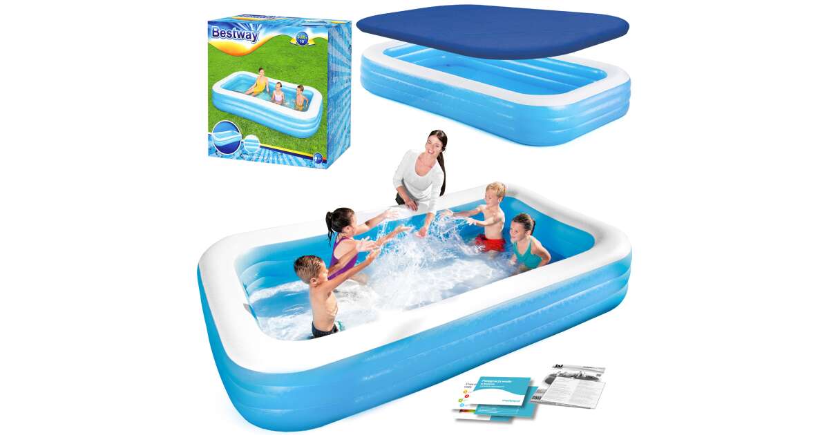 Bestway felfújható úszómedence 305 x 183 x 56 cm | Pepita.hu