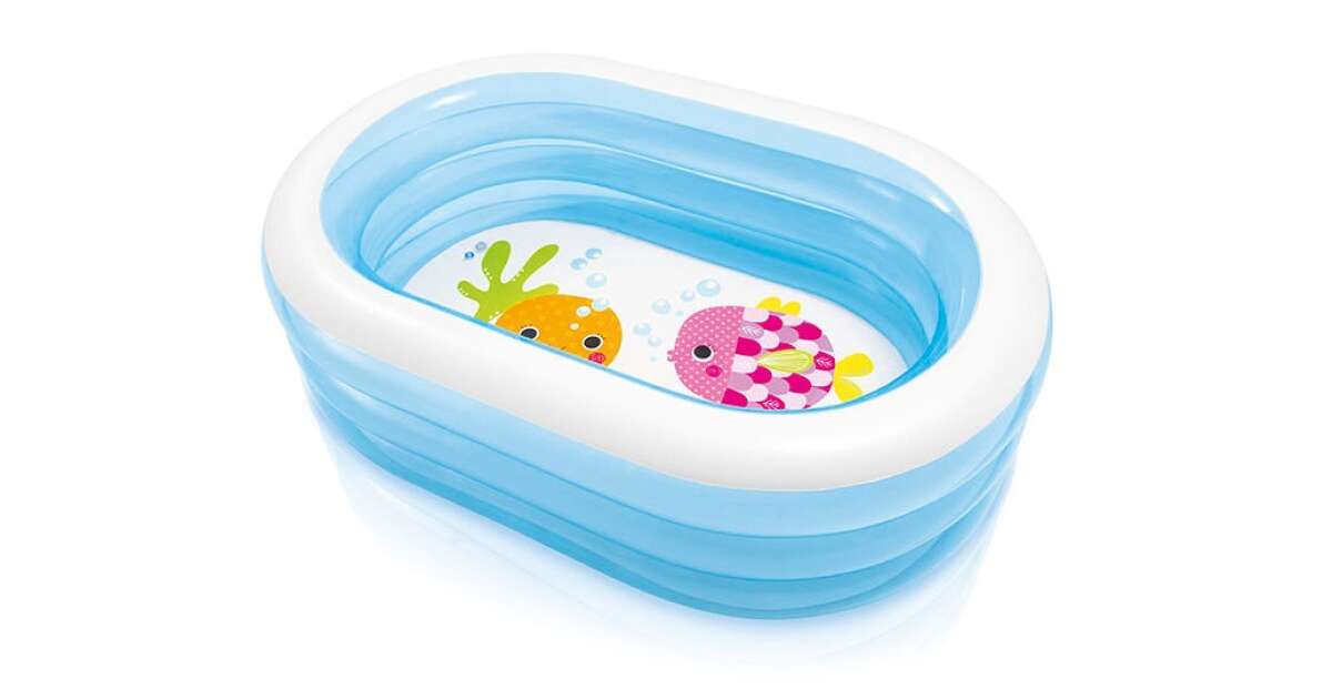 Felfújható medence, ovális 163 x 107 x 46 cm intex 57482 | Pepita.hu
