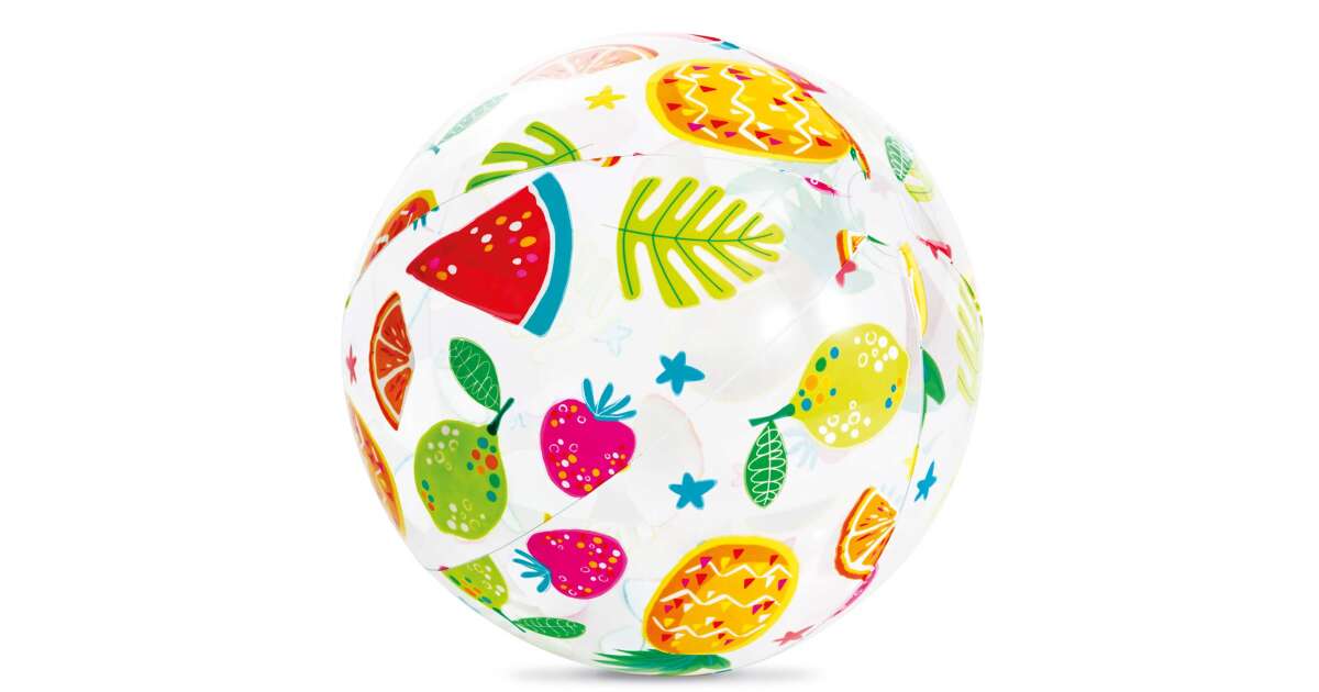 Felfújható strandlabda gyümölcs 51 cm intex 59040 | Pepita.hu