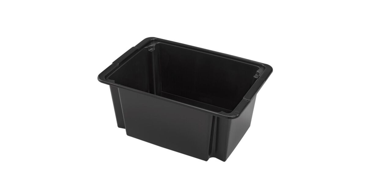 Heidrun Boxmania Aufbewahrungsbox, schwarz, 5,0 l, 29,5 x 19 x 12,5 cm ...