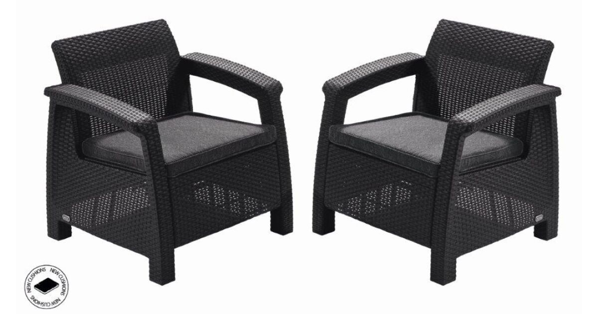 Curver Corfu Duo Kertfotel Szett - 2 db | Pepita.hu