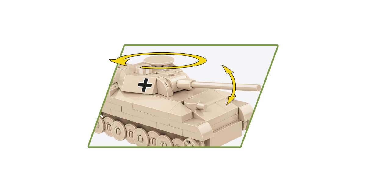 Cobi Blocks Panzer V Panther tank modell (1:72) | Pepita.hu