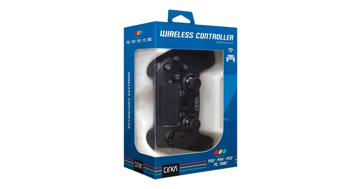 Hyperkin Cirka NuChamp Vezeték nélküli kontroller - Fekete (PC/PS3/PS4 ...