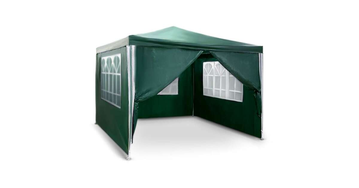 Kerti pavilon , zöld , 3x3m | Pepita.hu