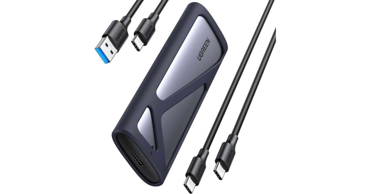 UGREEN M.2 NVMe SSD Ház, USB 3.2 GEN 2 10Gbps | Pepita.hu