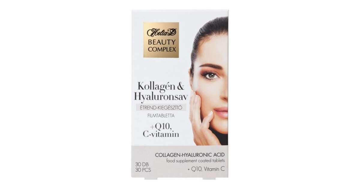 Helia-D beauty complex kollagén-hialuronsav szépségvitamin 30 db ...