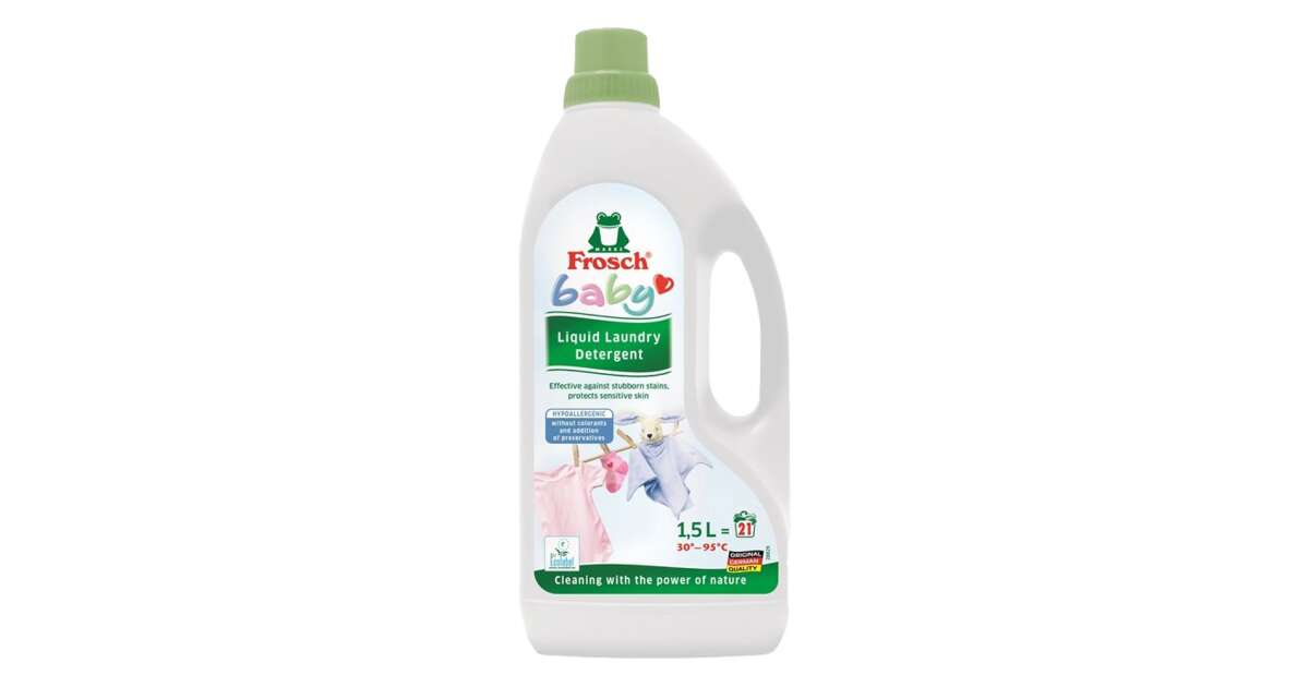 Frosch Baby Flüssigwaschmittel 1500ml - 21 Waschgänge | Pepita.com
