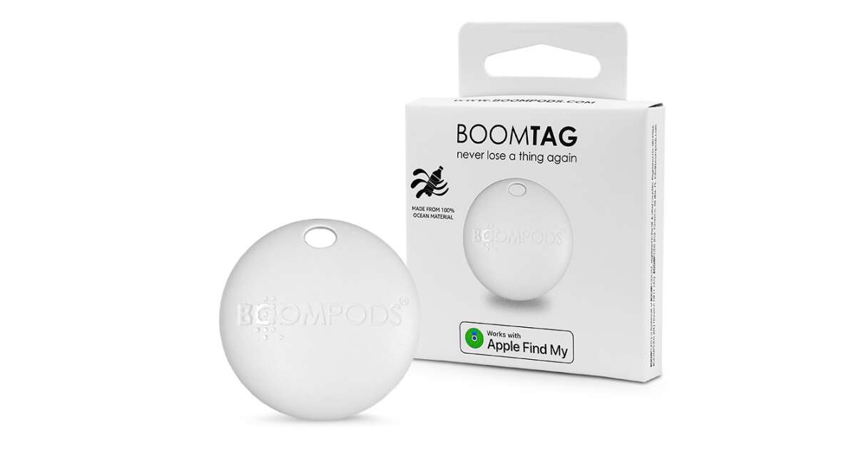 Boompods bluetooth tracker AirTag - Boompods Boomtag - fehér | Pepita.hu