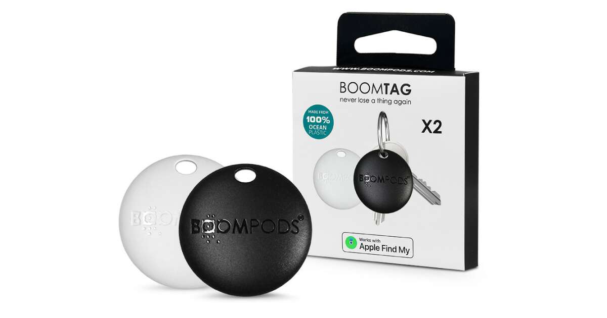 Boompods bluetooth tracker AirTag - Boompods Boomtag - 2 db/csomag ...