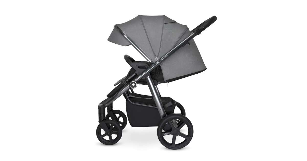 Espiro Next UP Chrome 2.1 Gel 2in1 multifunkciós babakocsi - 617 Graphite Moon 2021 | Pepita.hu