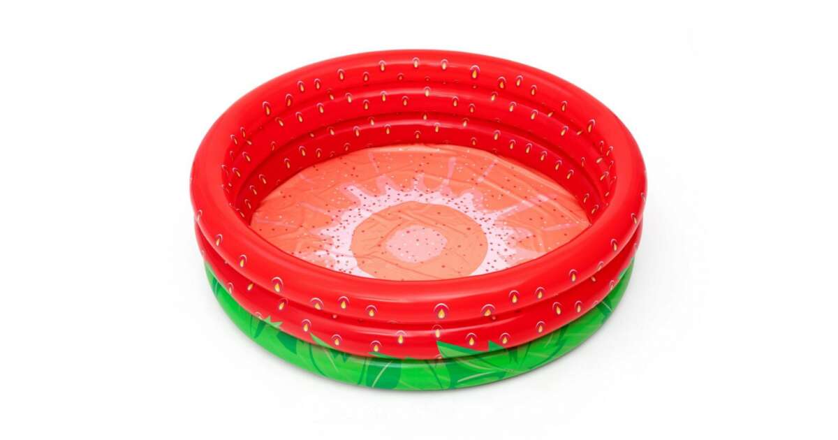Bestway Sweet Strawberry Felfújható gyerek medence - 160x38 cm | Pepita.hu