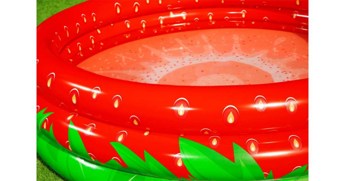 Bestway Sweet Strawberry Felfújható gyerek medence - 160x38 cm | Pepita.hu