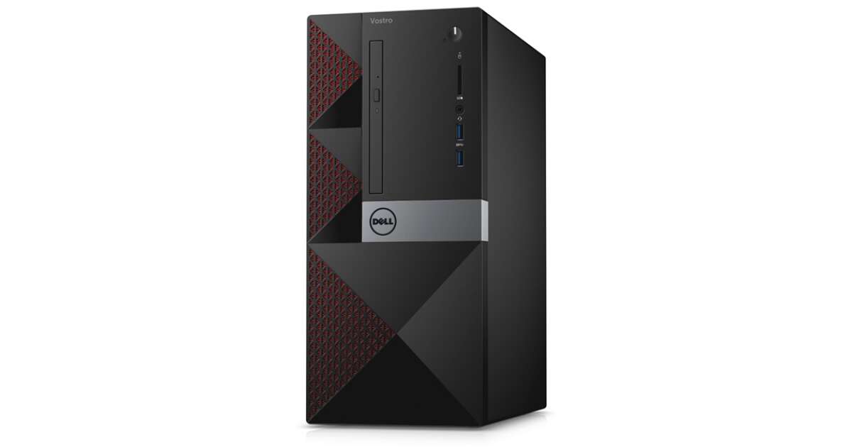 Dell Vostro 3668 MT Computer - Black (3668MT_I3_UBU_1) | Pepita.com