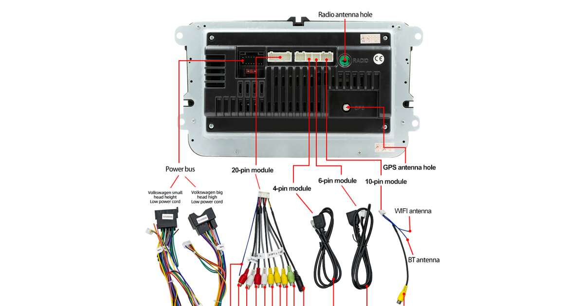 ILIKE 7 Android Carplay multimédia lejátszó Volkswagen Touareg 2002 ...