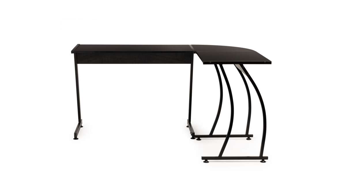 Office corner game table loft school desk black | Pepita.com