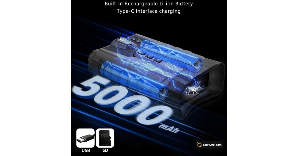 Professional Digital Night Vision Binoculars for Hunting with LCD ...