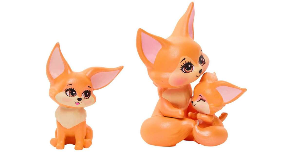 Enchantimals Glam Party baba rókacsaláddal - Filigree Fox baba és Perk ...