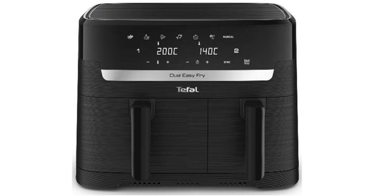 Tefal Dual Easy Fry & Grill EY905B Dupla 8,3 L Önálló készülék 2700 W ...